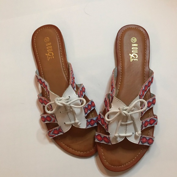 Rouge Helium | Shoes | Rouge Helium Boho Sandals | Poshmark